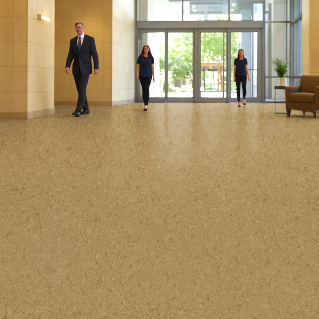 FloresistPro Vinyl Flooring – Flax, 2mm thick, Homogeneous Safety