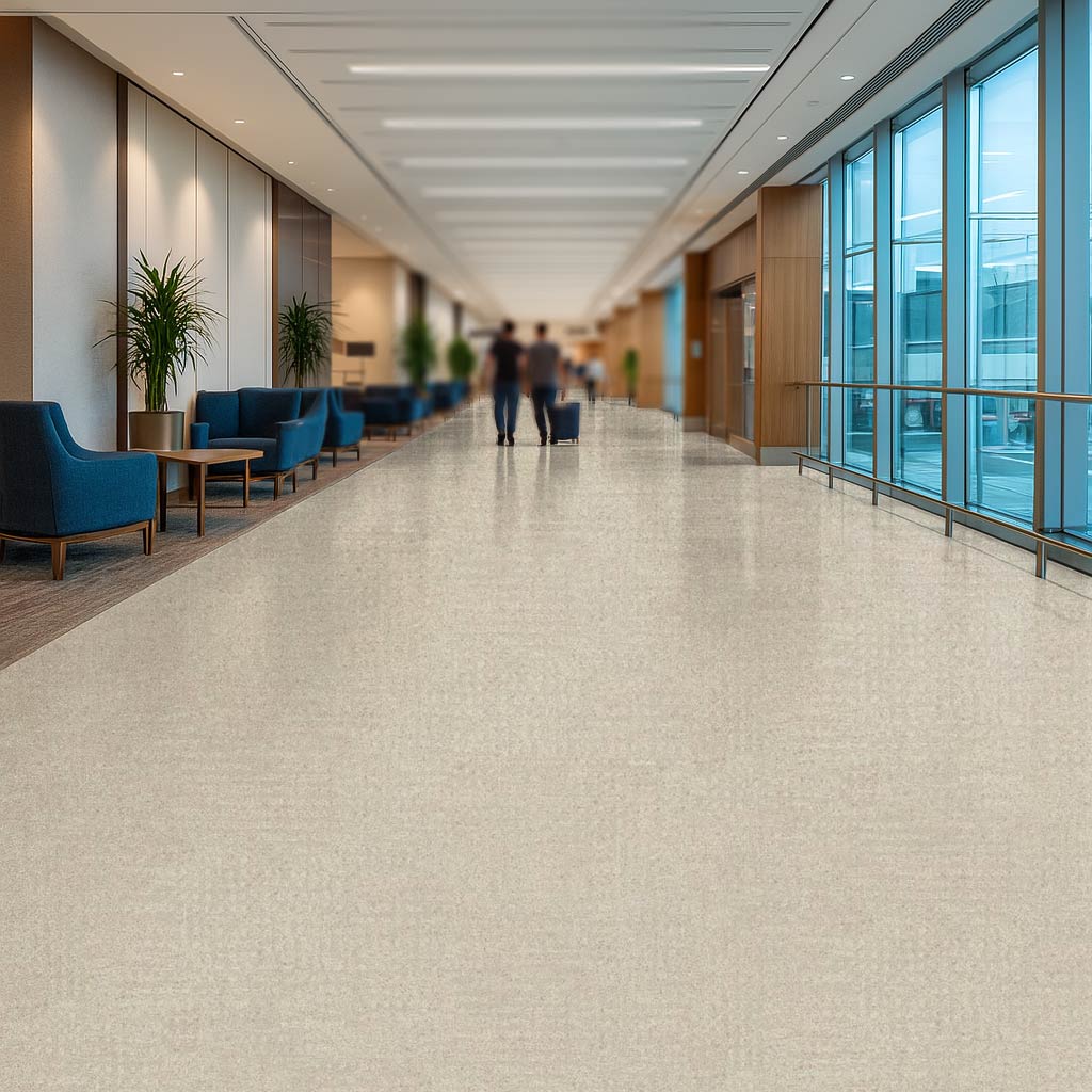 Omnaflor Vinyl Flooring – Muted Stone Look, PUR Finish