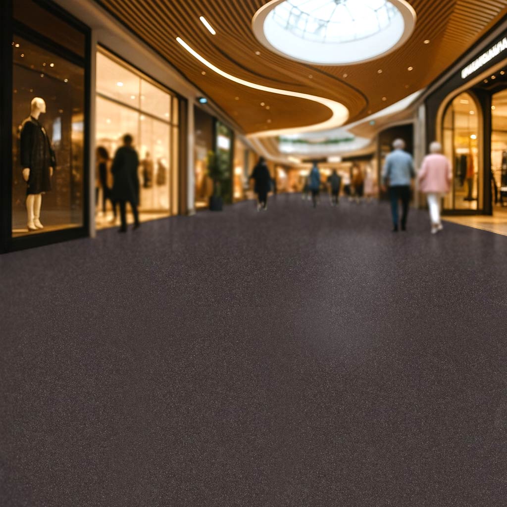 Vinyl Flooring – Rich Black, Loose Lay, Heavy-Duty PUR Finish