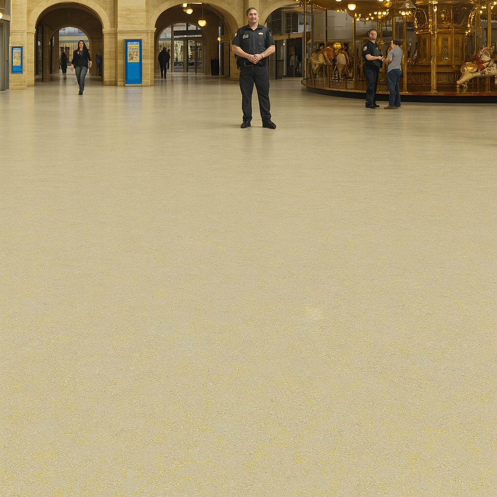 FloresistPro Safety Flooring – Yellow Shimmer, Anti-Static, 2.5mm Roll